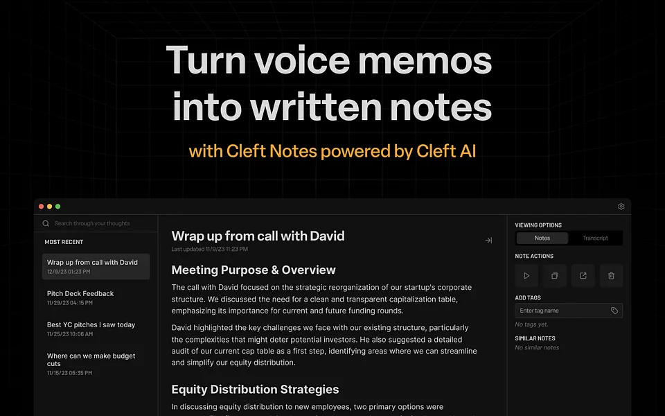 Cleft Notes image